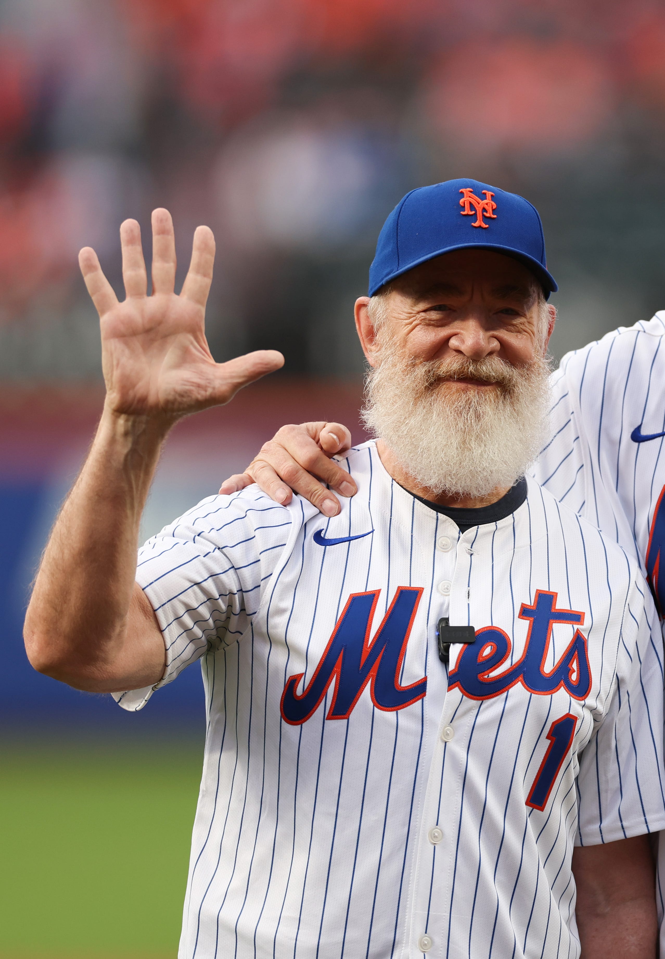 JK Simmons runs into Spider-Man at New York Mets game in viral clip