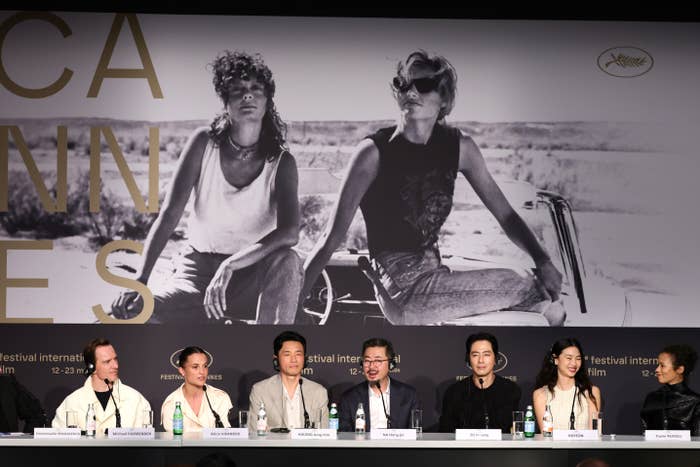 A Cannes journalist only acknowledged the white actors in a South ...