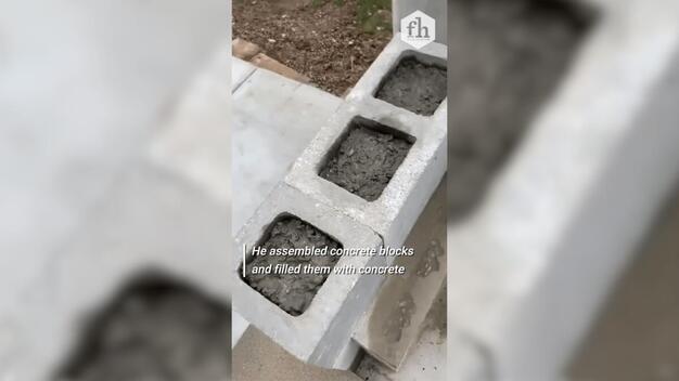 Watch this simple patio DIY