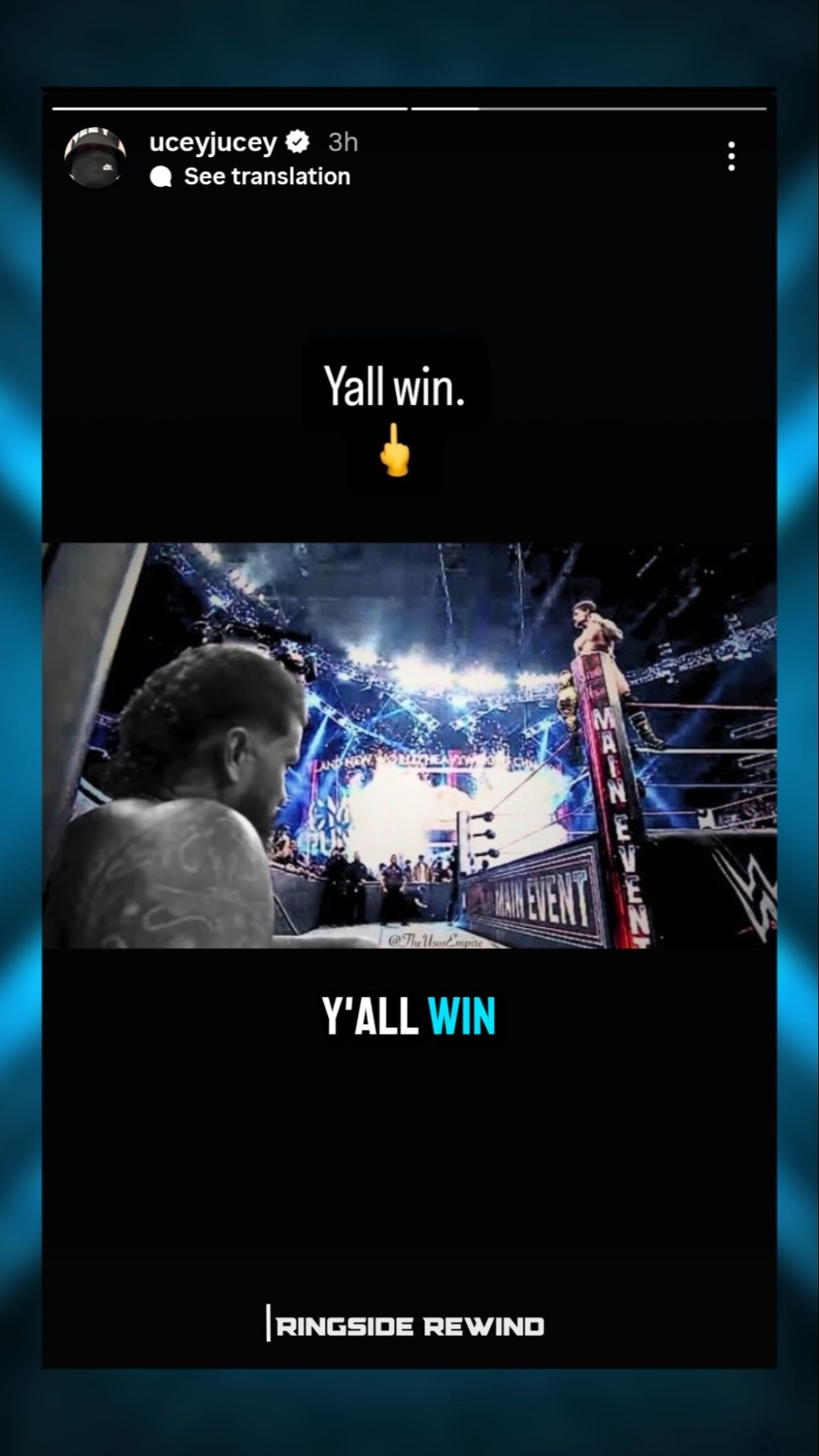 Jey Uso's furious reaction to CM Punk's victory?