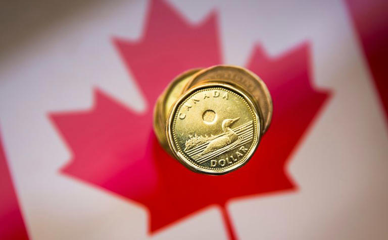 Canada FX debt - Canadian dollar weakens, benchmark yield slips