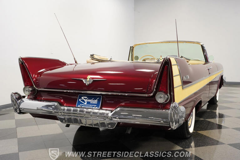 1957 Plymouth Belvedere convertible restomod blends classic fins with ...