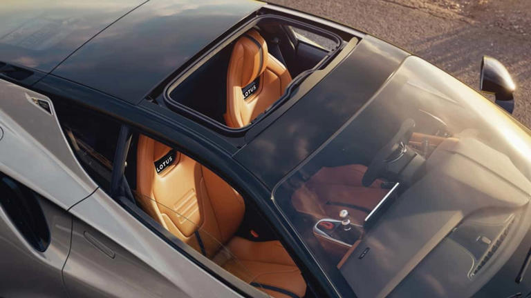 The Lotus Emira 420 sport adds power and cuts weight
