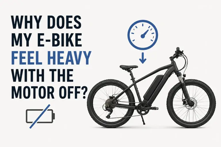 Why does my e-bike feel heavy with the motor off? Causes, fixes, and ...
