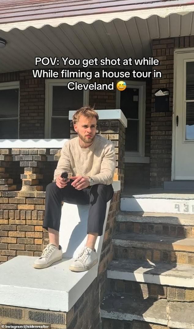 Young realtor forced to flee gunfire while filming listing video ...