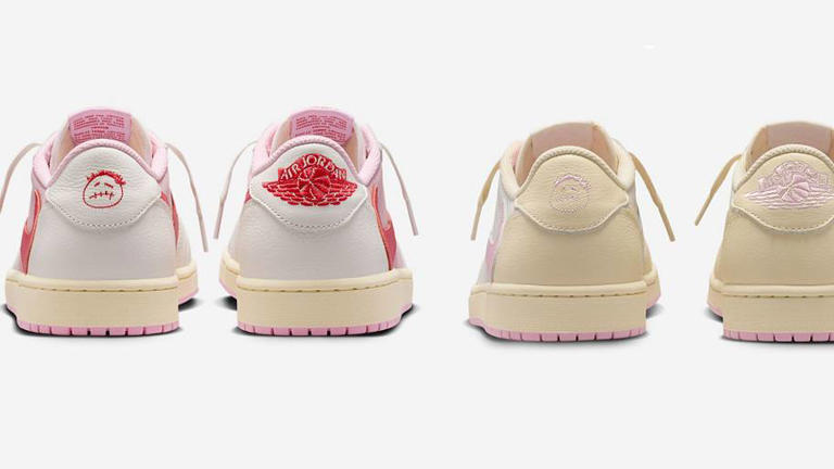 Travis Scott x Air Jordan 1 Low Pink Pack drops May 29