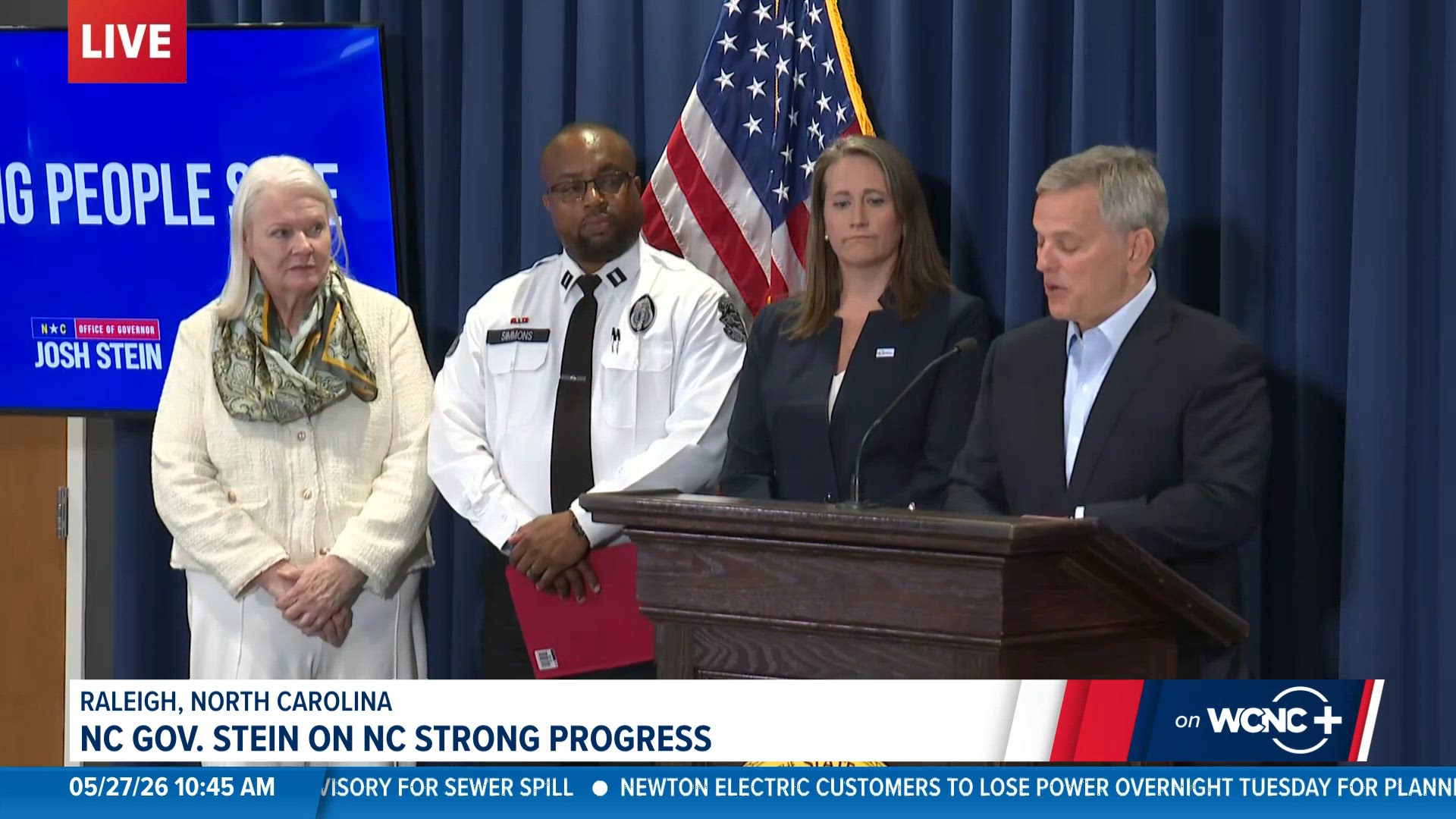 Gov. Josh Stein gives NC Strong update in Raleigh