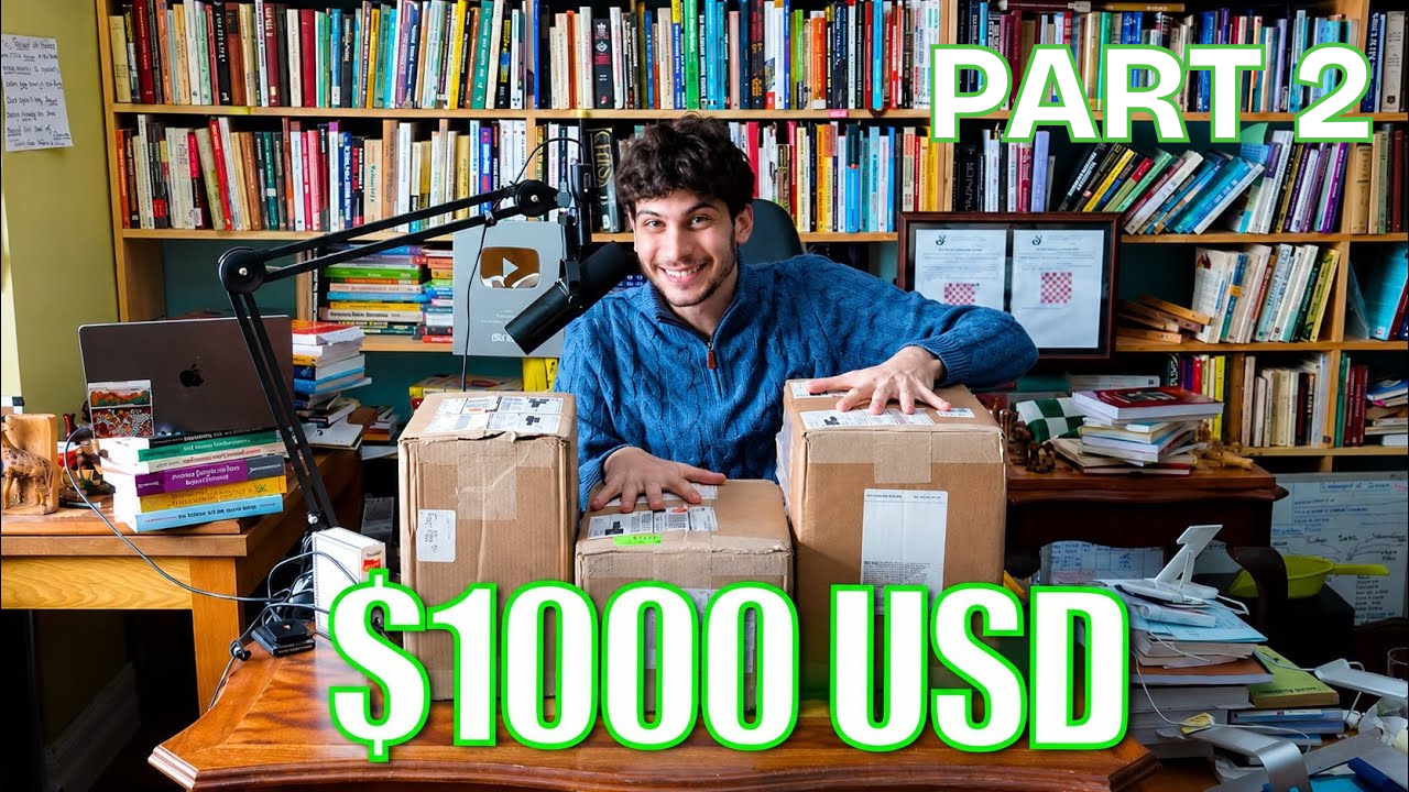 Unboxing $1,000 worth of rare chess books part 2