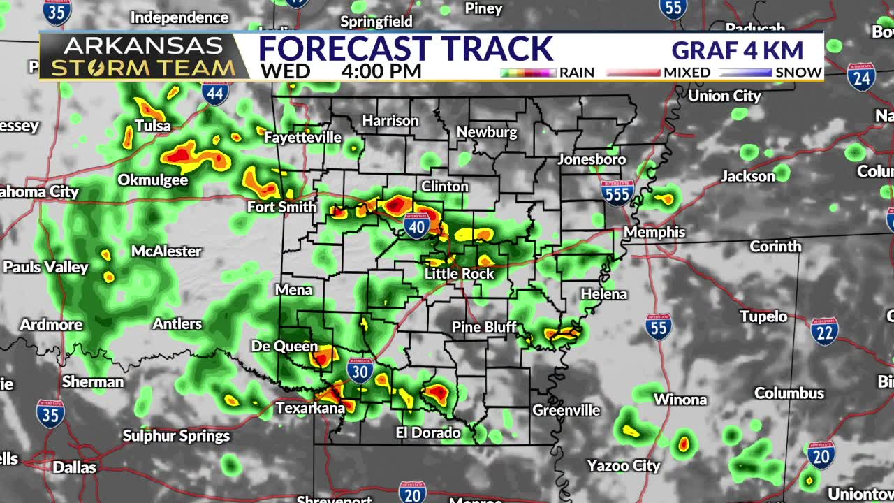 Rain chances continue