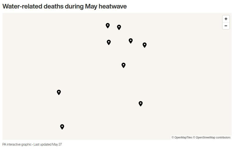 Boy, 16, becomes 12th person to die in water-related incident amid heatwave