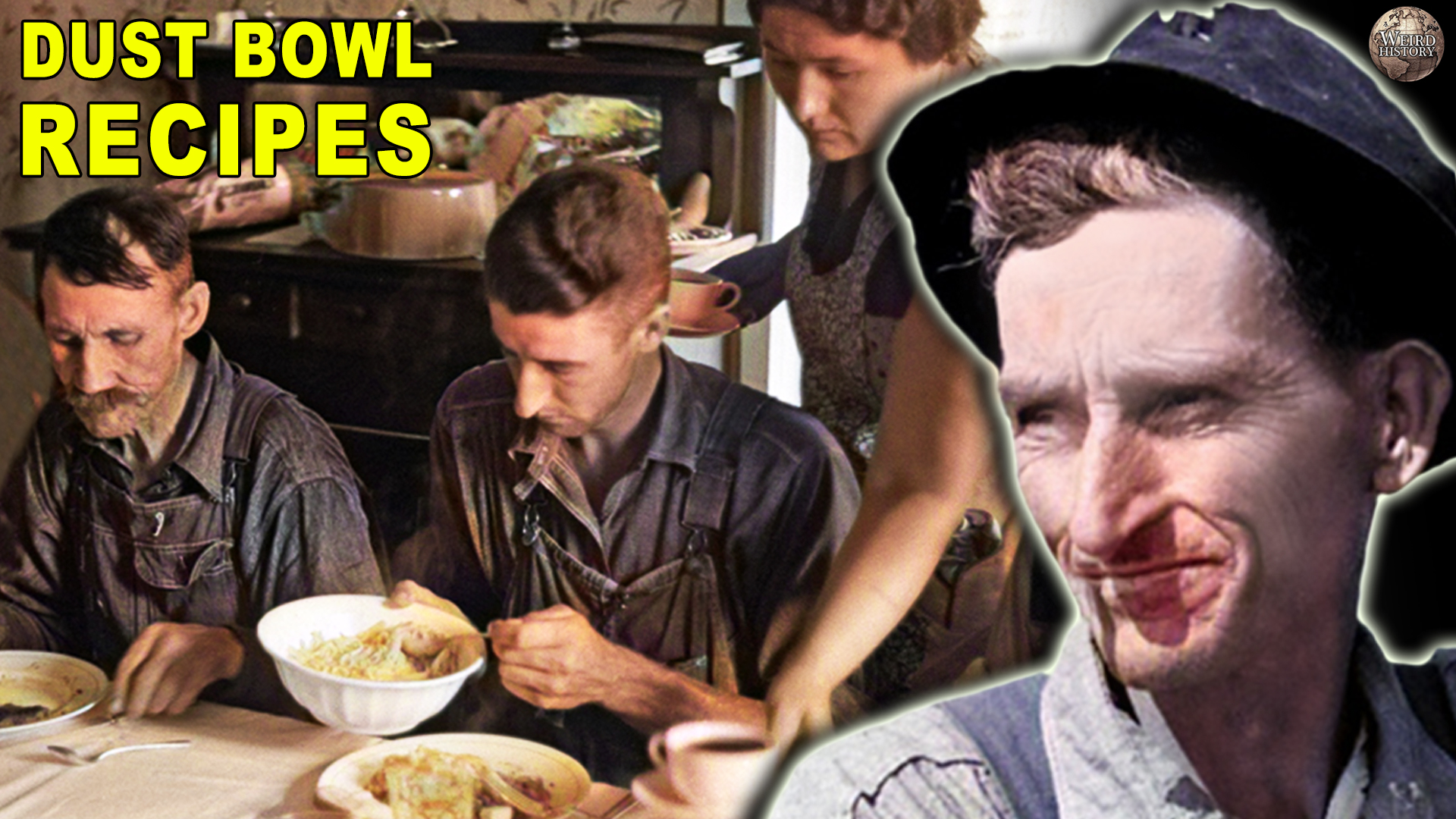Survival foods consumed by people during the Dust Bowl era