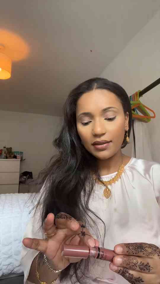 Beauty prep with lashes henna and makeup