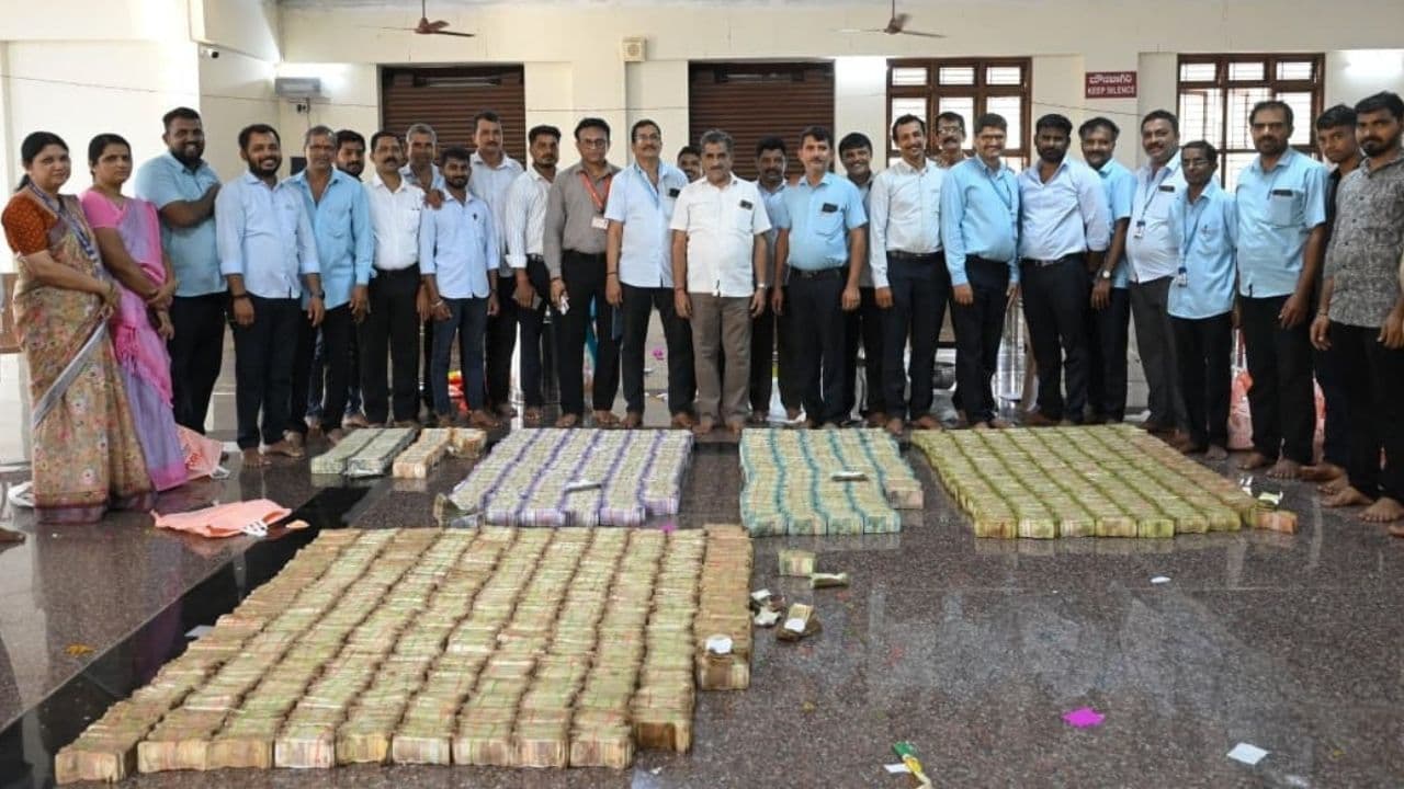 Kollur Mookambika Temple hundi counting: Record cash, gold and silver ...