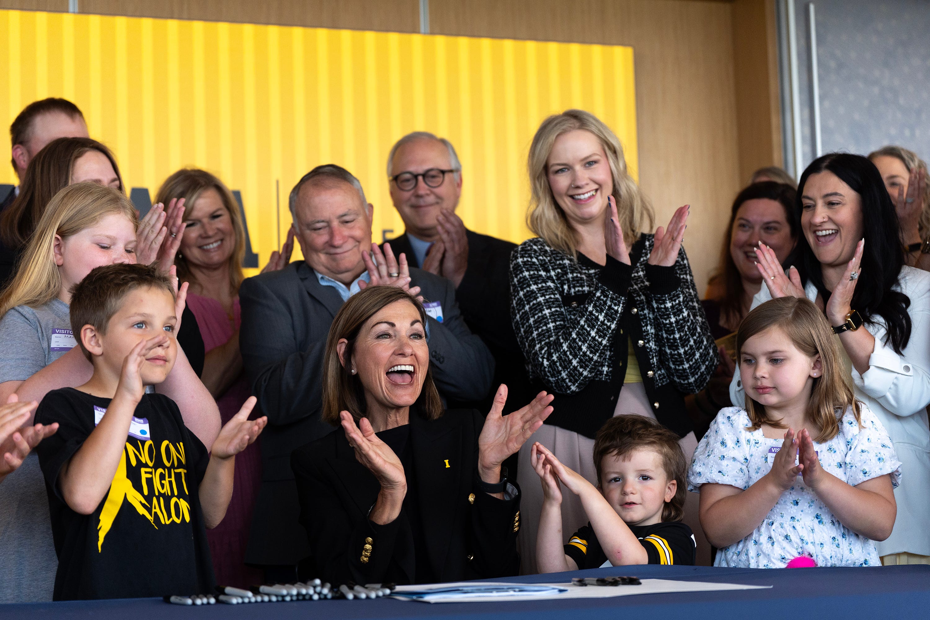 Gov. Kim Reynolds signs vape tax to fund $3M pediatric cancer research