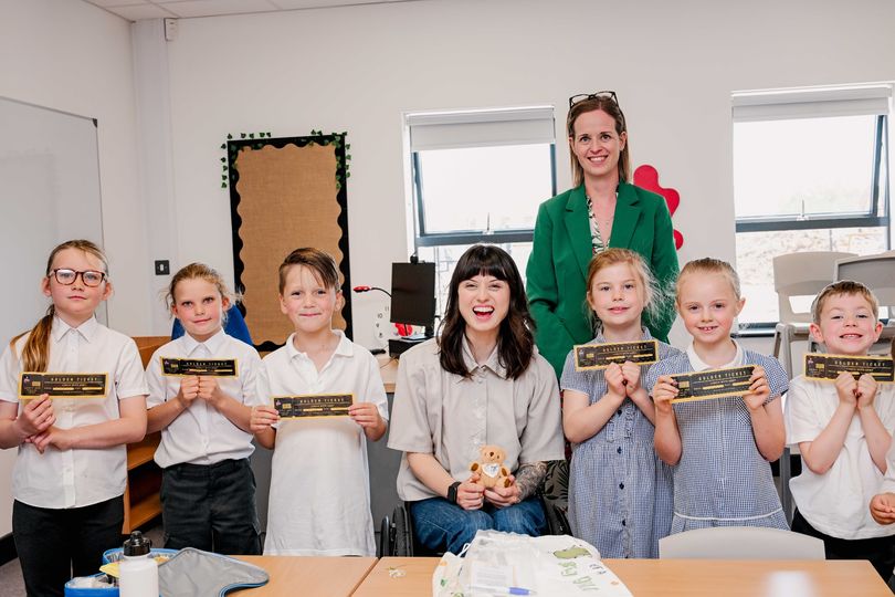 Blue Peter presenter Abby Cook 'impressed' by new schools on 'lovely' visit