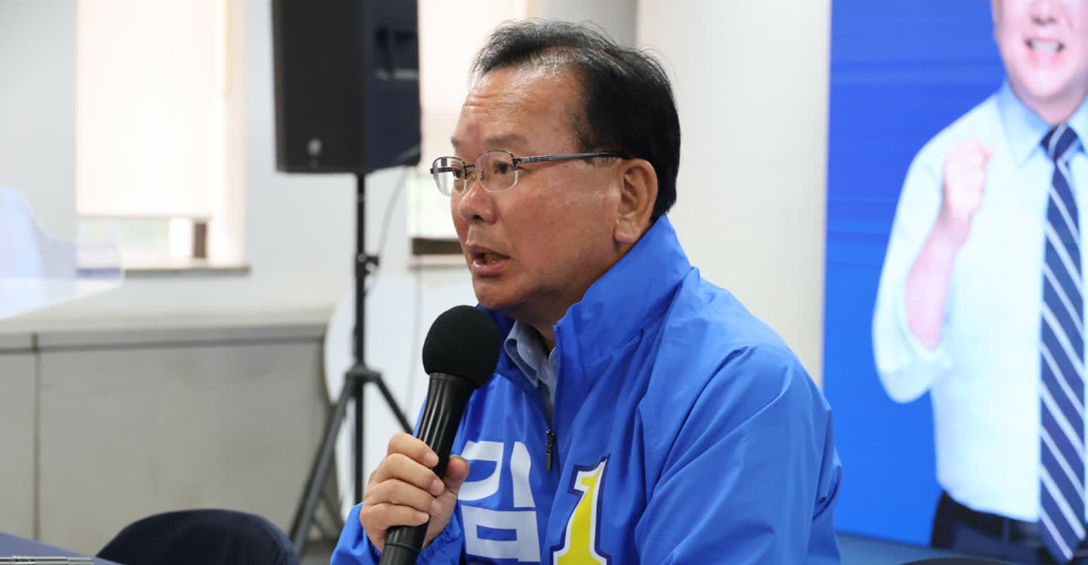 여론조사 박빙에 김부겸 "결국 민심 보고 선택할 것"