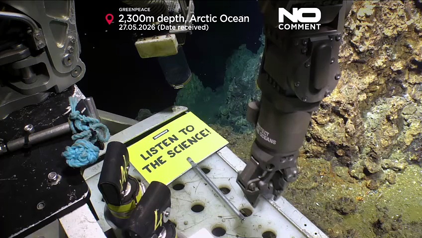 Greenpeace stages record deep-sea protest against seabed mining