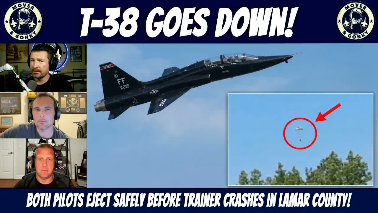 T-38C goes down in Alabama - pilots punch out!