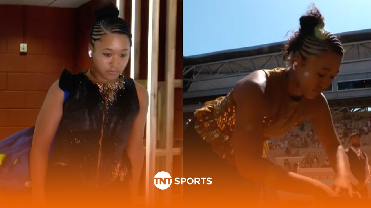Naomi Osaka arrives for French Open match in billowing dress in yet ...