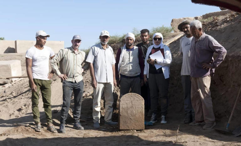 A 2,000-year-old stone block found in Egypt shows a Roman emperor ...