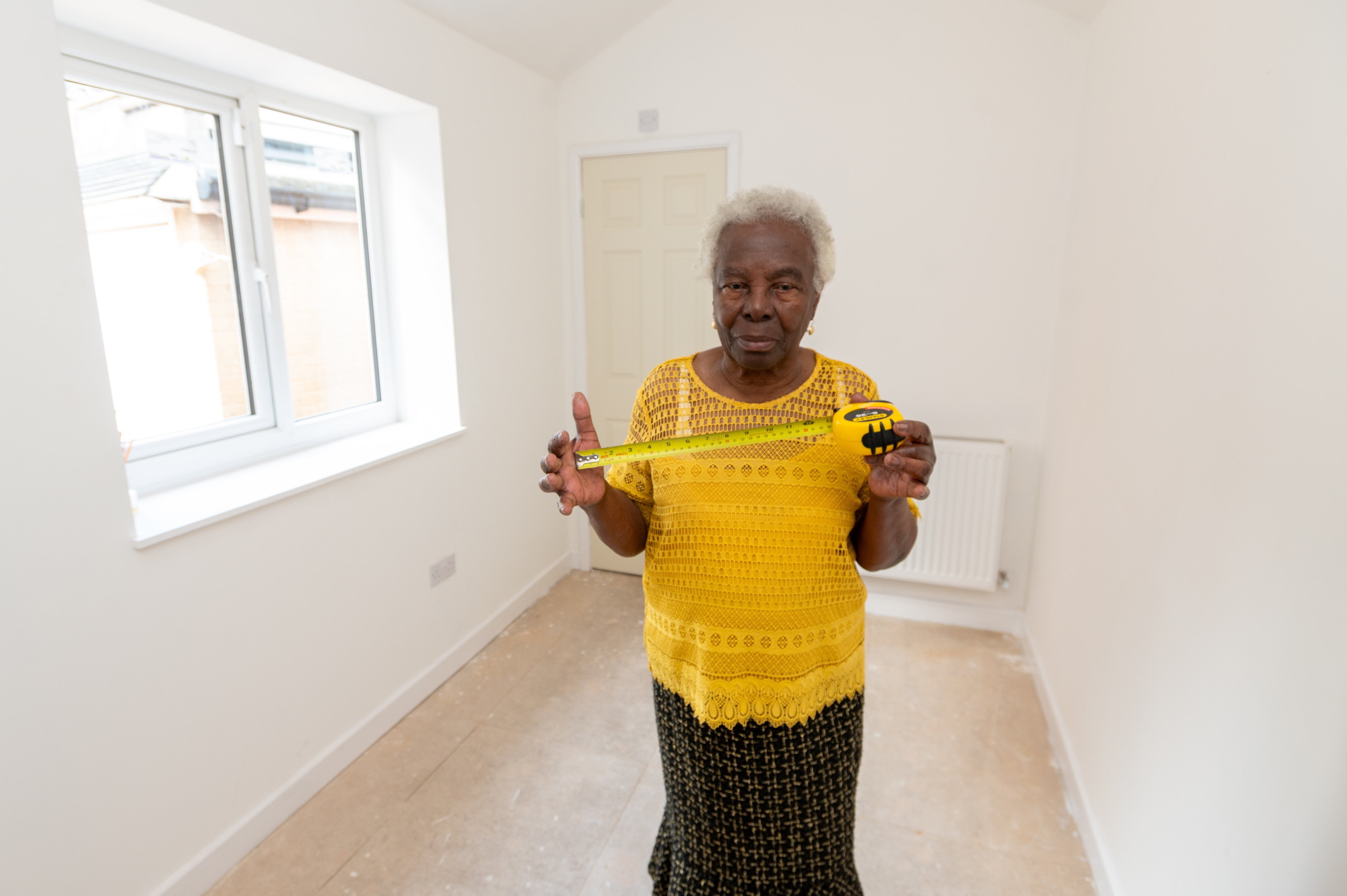 Grandma claims builder left £36,000 extension too small to fit bed inside