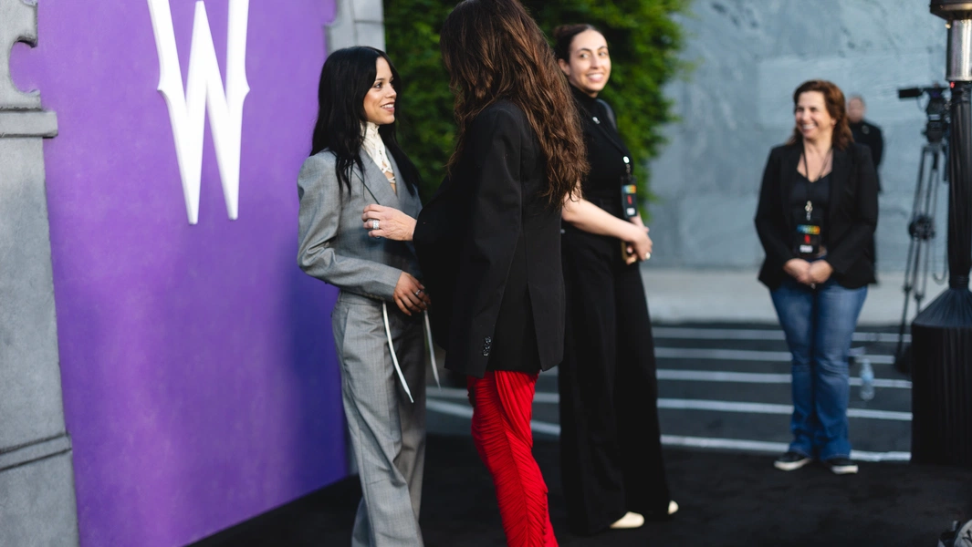Jenna Ortega redefines gothic tailoring with daring McQueen suit