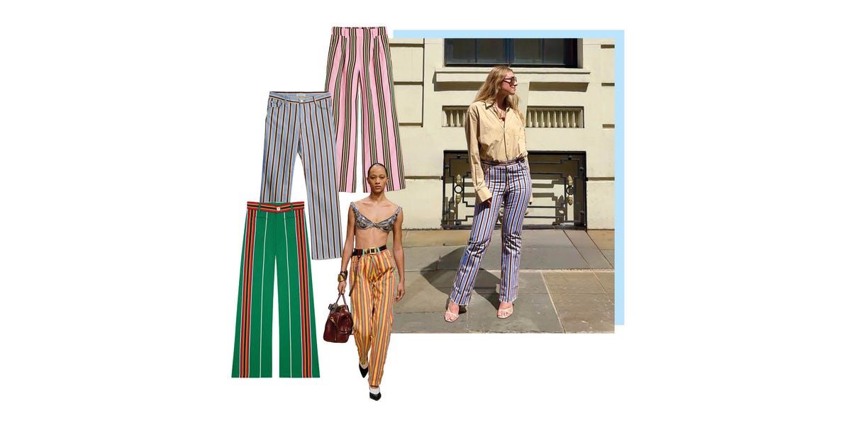 Striped trousers are the cool jeans alternative we're living in this summer