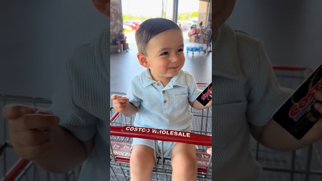 See my baby react to a Costco sample for the first time ever