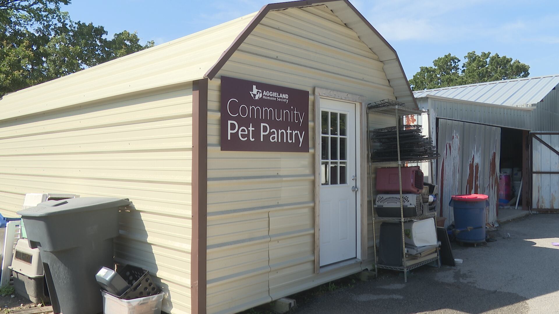 Aggieland Humane Society’s community pet pantry marks one-year milestone