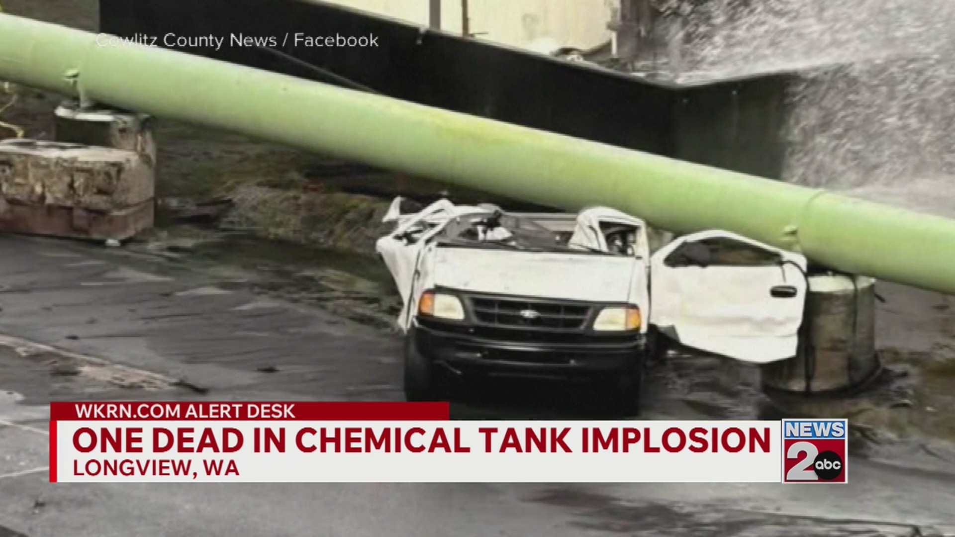 1 dead after chemical tank explosion in Washington
