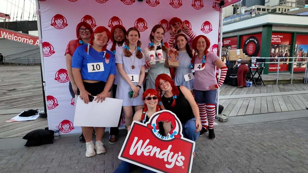 Wendy's look-alike contest draws fans with red wigs, pigtails