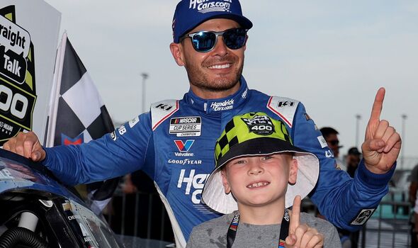 Kyle Larson speaks about son's heartwarming act to Brexton Busch