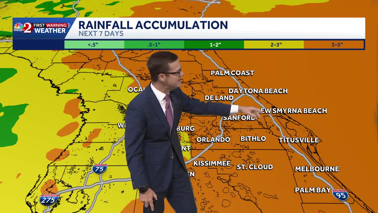 Rain chances rise Wednesday as wet pattern settles in across Central ...