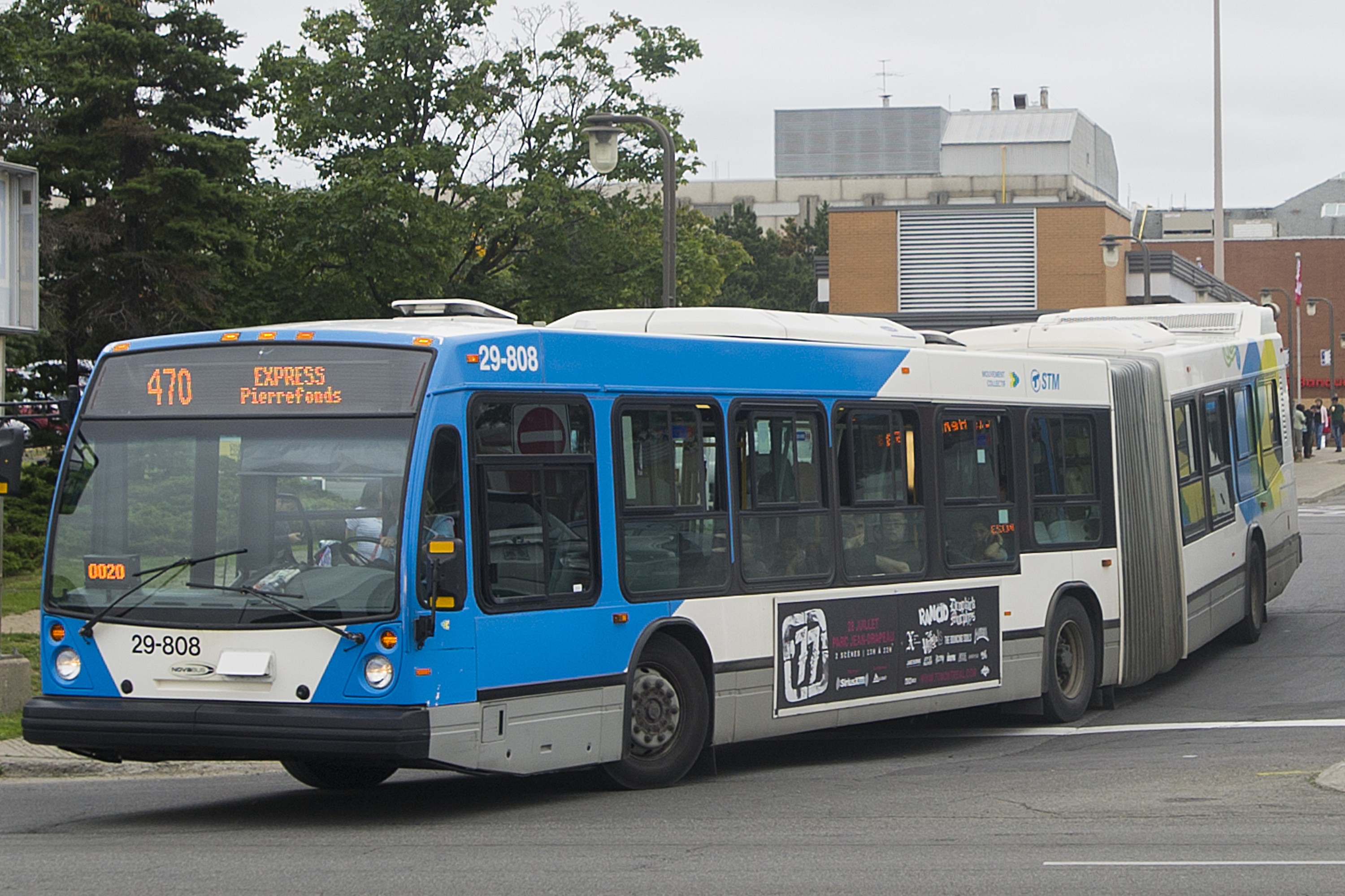 STM pulled almost a quarter of its articulated buses last week