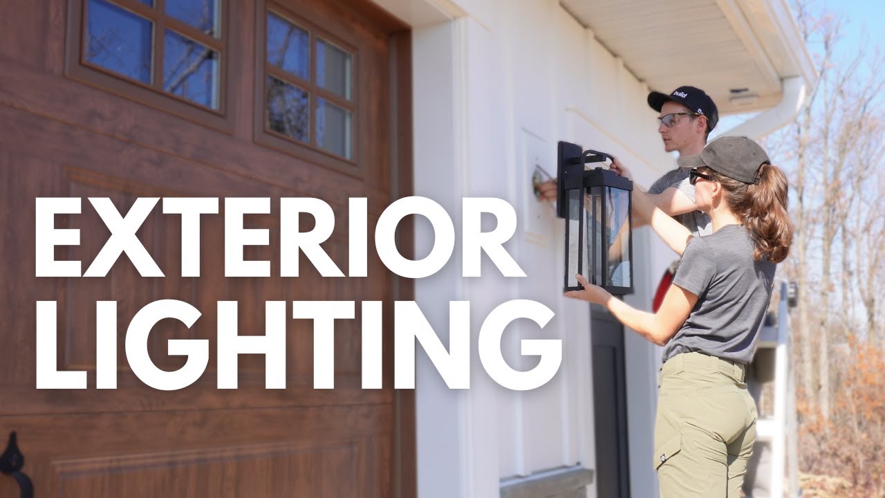 Fix oversized sconces that don’t match siding block layouts