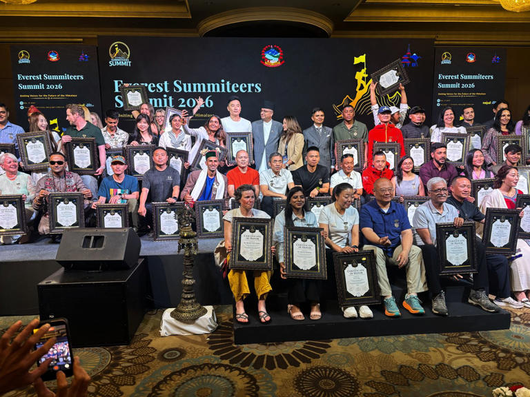 Climbers meet in Nepal to discuss the challenges of scaling Mount Everest
