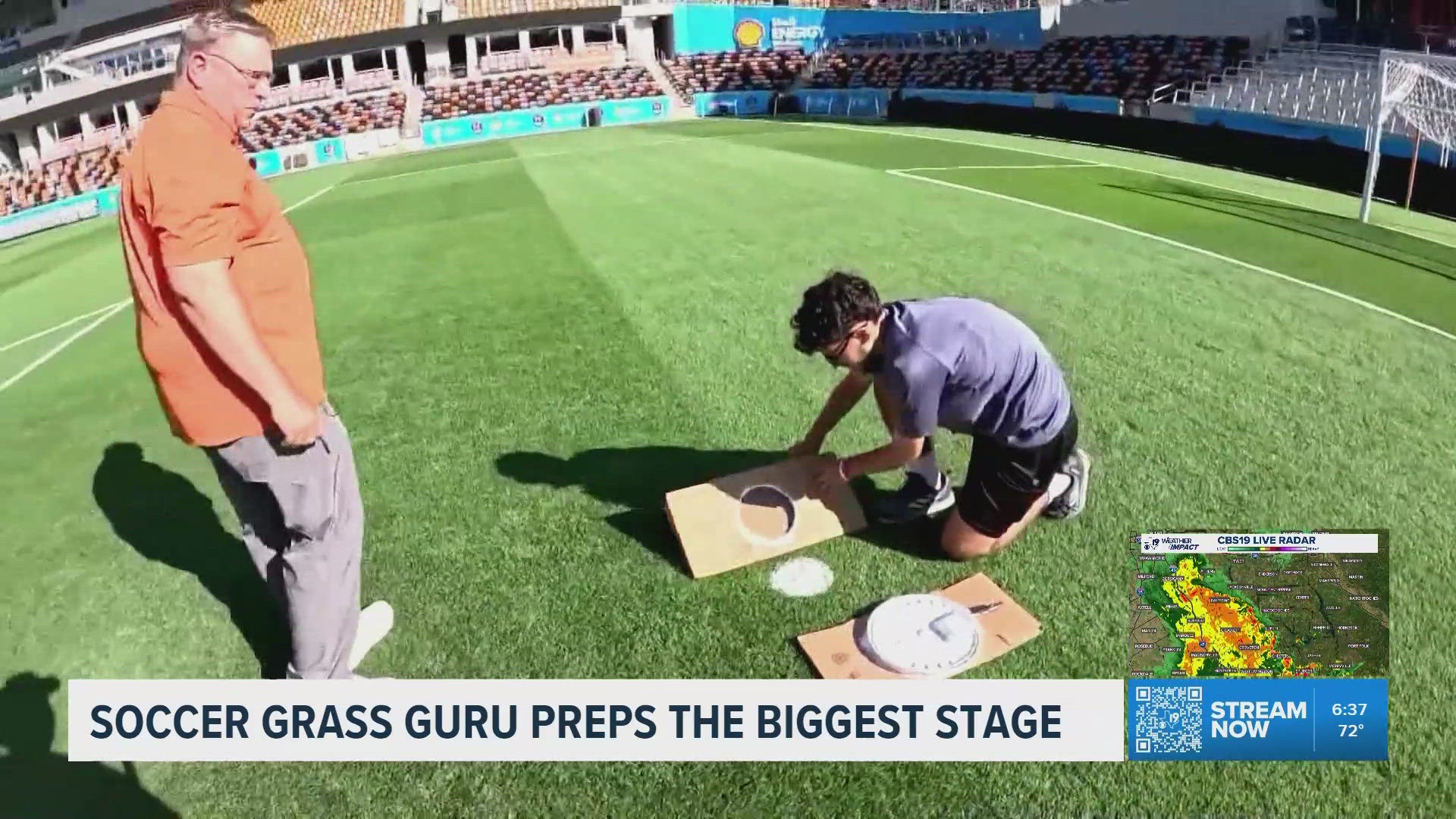 Houston prepares stadium pitch as World Cup countdown begins