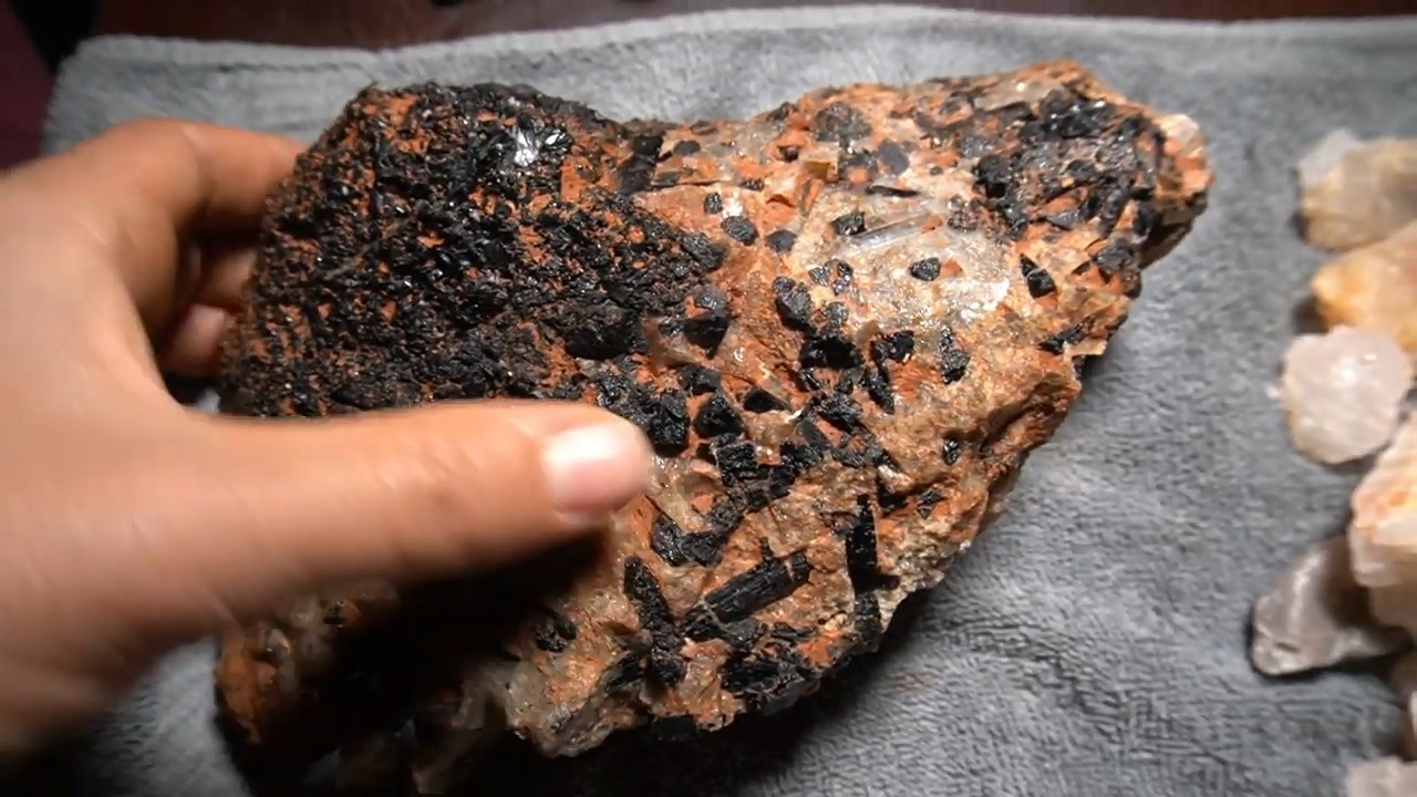 They went to Hogg Mine for crystals - then a clay-caked rock hid black ...