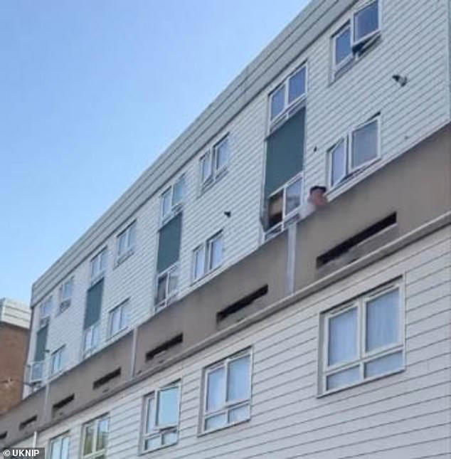 Boy, three, dies falling from second-storey flat window as woman is ...