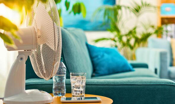 Fans work better to keep rooms cool on hot days if you place a simple ...