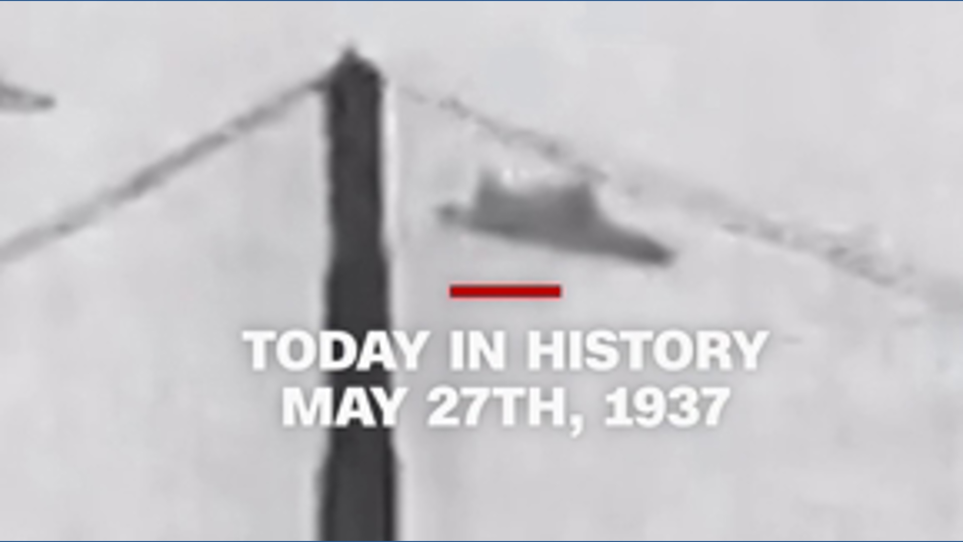 Golden Gate Bridge opened to pedestrians 89 years ago today