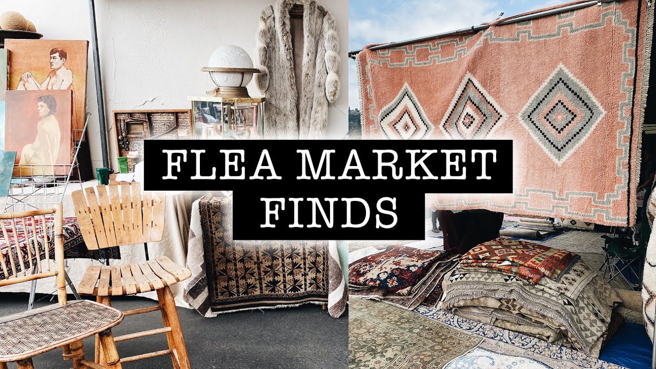 Flea market shopping finds and inspiration