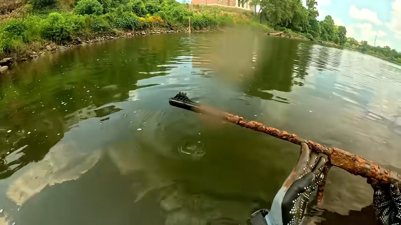 He found a rifle under a bridge - then the cop said, "You got yourself ...