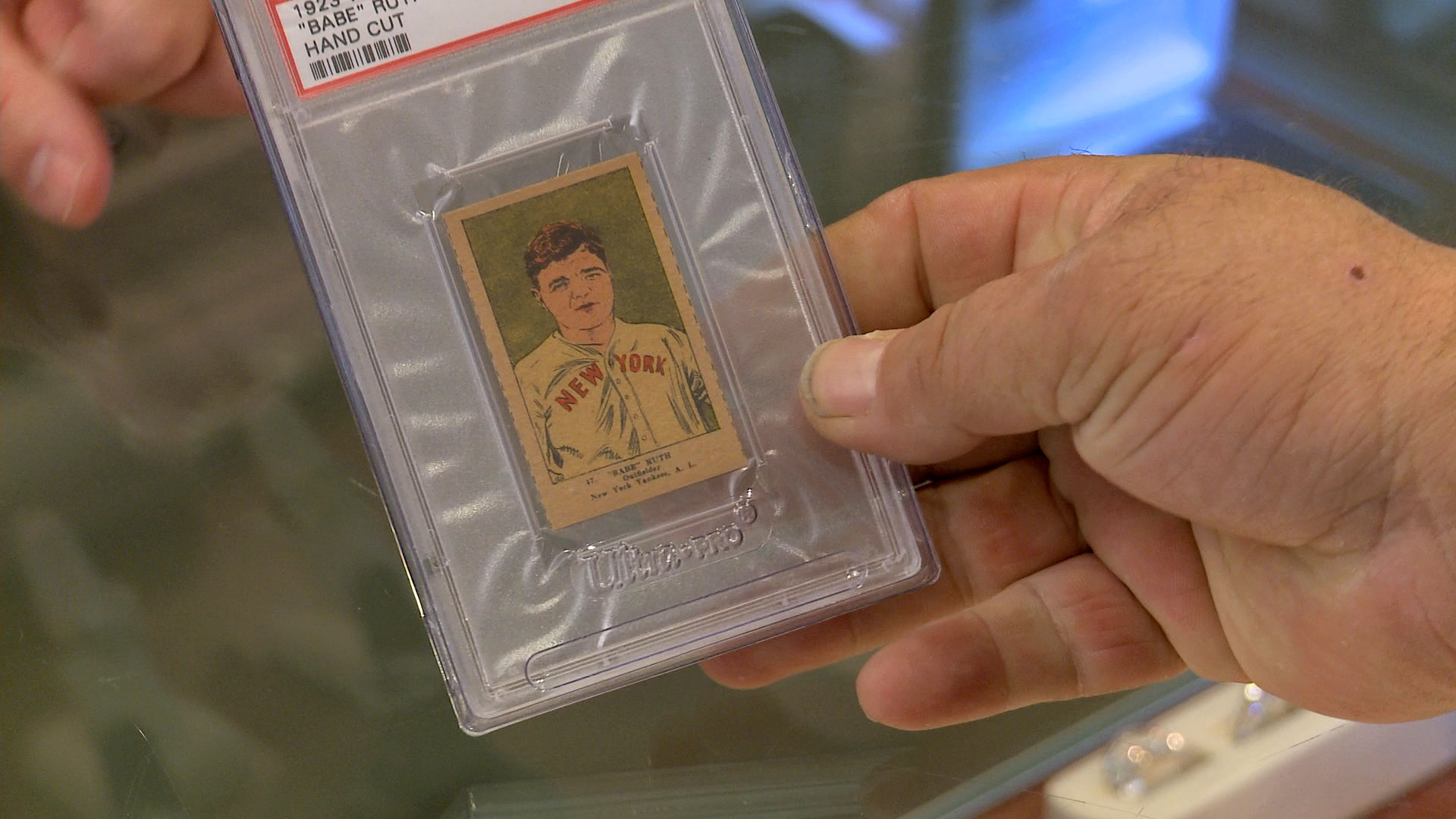 Mint condition 1923 Babe Ruth baseball card