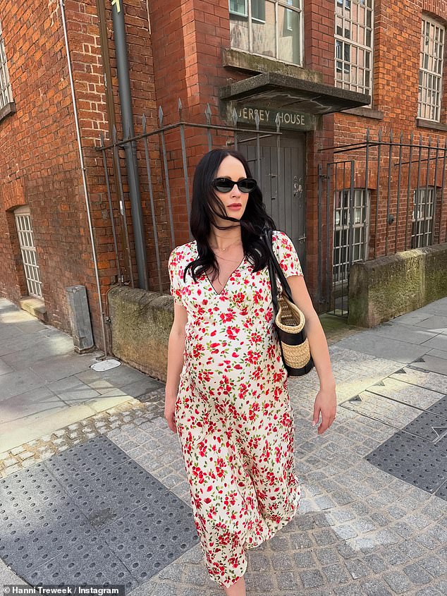 Jack P Shepherd's heavily pregnant wife Hanni Treweek displays her baby ...