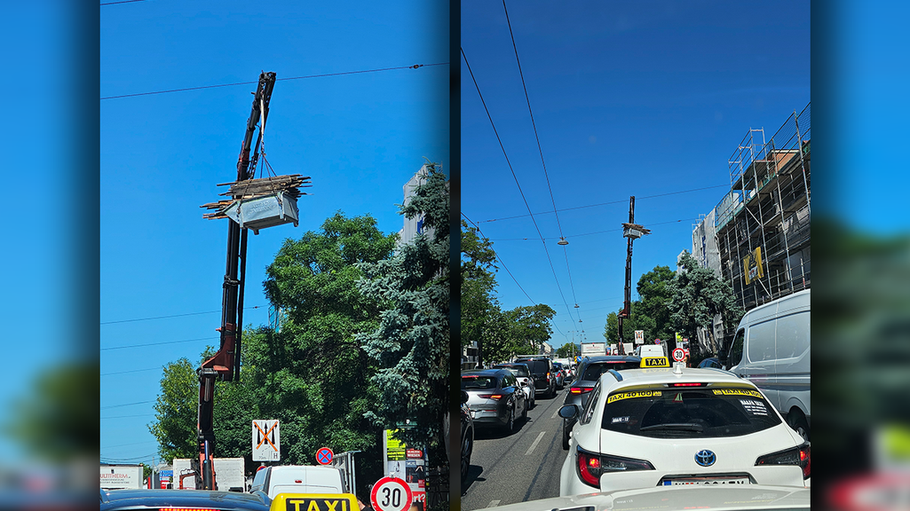 Sofort einstellen! – Fußgänger in Angst vor Baustelle