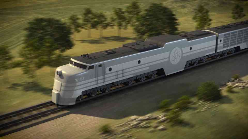 This nuclear train could run for years without refueling