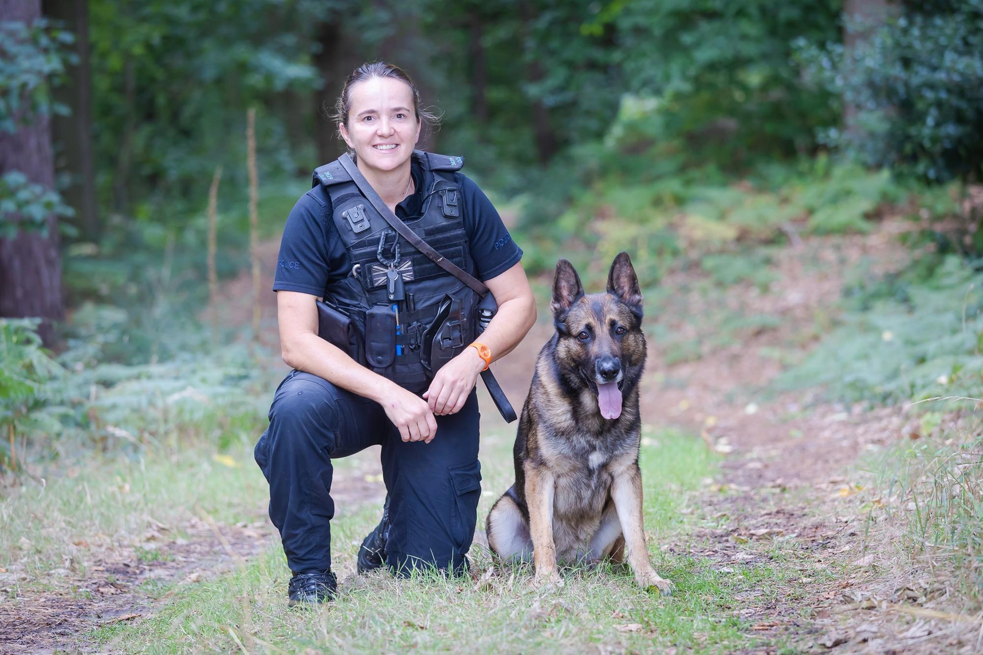 Heroic retired Nottinghamshire Police dog finally able to sleep in ...