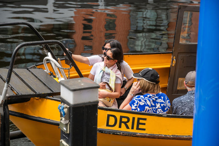 13 photos as 'iconic' water taxis back up and running in Leeds and ...