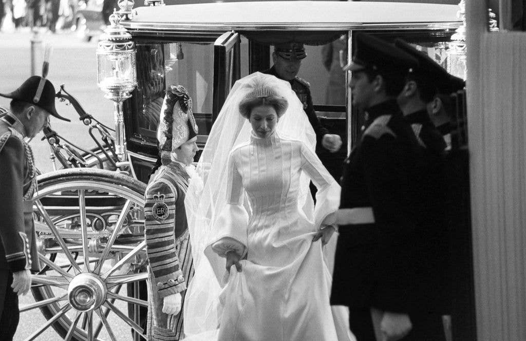 Princess Anne navigates tiara dilemma ahead of Peter Phillips' second ...
